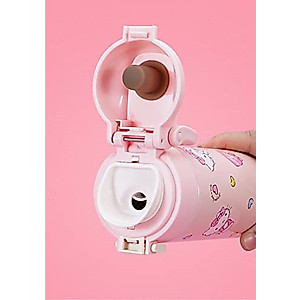 Hello Kitty Stainless Steel Insulated Water Bottle with Handle 500ml- Pink