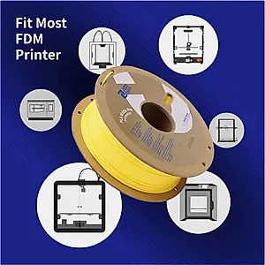 JUSTMAKER PETG Pro (PETG+) 3D Printer Filament, Updated Stronger Impact Resistance, Dimensional Accuracy +/-0.03mm, 1.75mm, 1 kg, Chocolate
