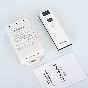 KTNNKG 40amps WiFi Switch for Garden Light, Pool Pump and Dust Collector,Support Remote Control,Compatible with Tuya APP,Neutral Wire Required,110V 220V ac