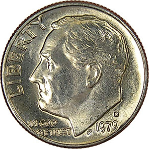 1979 D Roosevelt Dime BU Uncirculated Mint State 10c US Coin Collectible