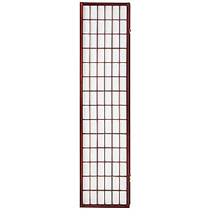 ORE International 4-Panel Room Divider, Cherry
