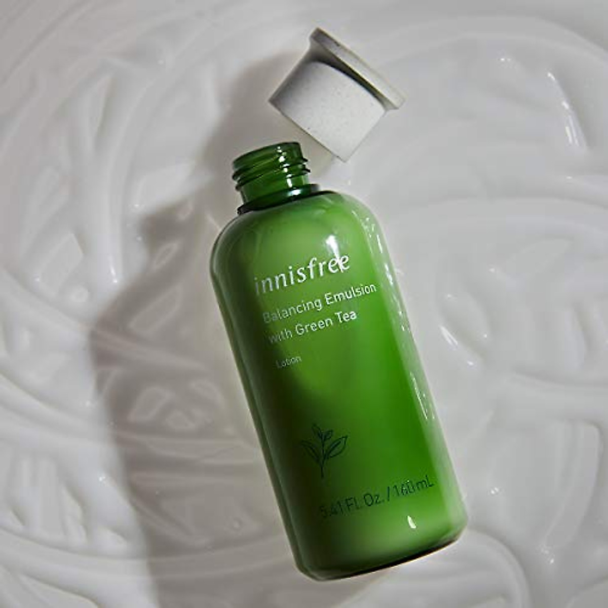 innisfree Green Tea Moisture Balancing Emulsion Hydrating Face Moisturizer, 160 mL/ 5.41 Fl oz