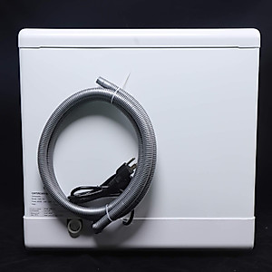 Compact Dishwasher 1200W Mini Portable Countertop Dishwasher 3/4 Washing Program Deep Cleaning for Small Apartments, Dorms and RV (Black 4 Washing Programs)