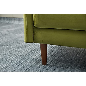 Bonrcea Modern Sofa Tufted Couch Love Seats, Army Green