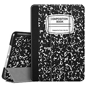 Fintie Case for iPad 9th Generation (2021) / 8th Generation (2020) / 7th Gen (2019) 10.2 Inch - Lightweight Slim Shell Standing Hard Back Cover with Auto Sleep/Wake Feature, Composition Book Black