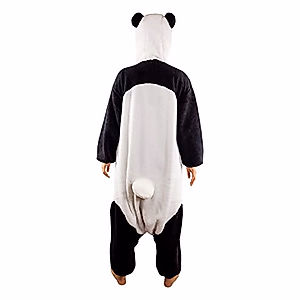 SAZAC Fluffy Panda Kigurumi - Onesie Jumpsuit Halloween Costume