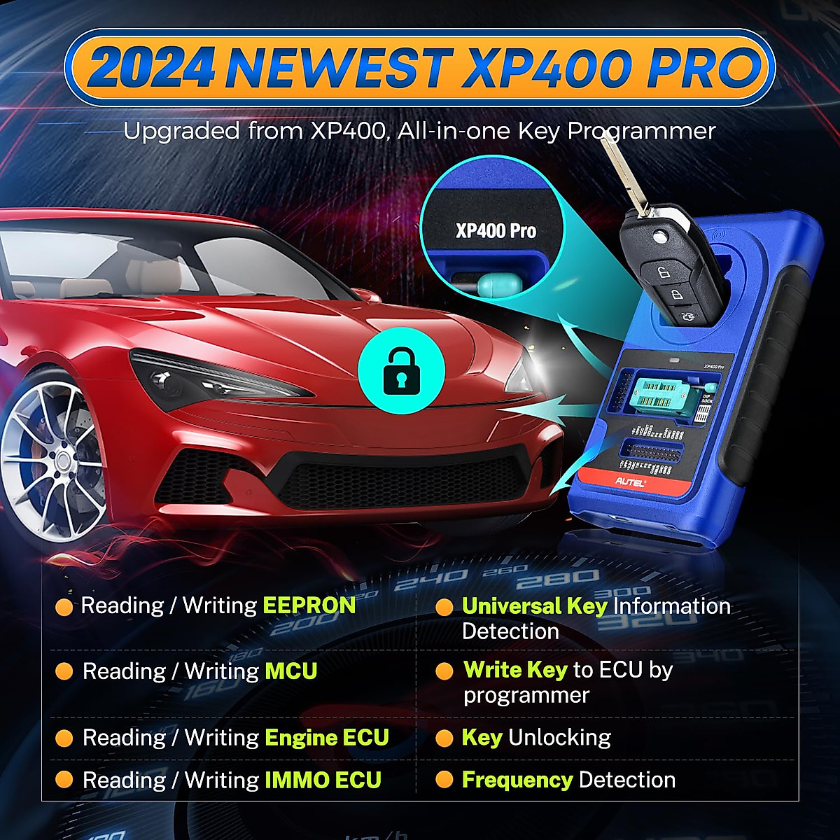 Autel MaxiIM IM608S II: 2024 Same as IM608 PRO II Top IMMO Key FOB Programming Tool, XP400 PRO GBOX3 APB112 IMKPA [Valued $1316], OE ECU Coding, 40+ Service, 3K+ Bidirectional, Up of IM608 PRO/ IM508S