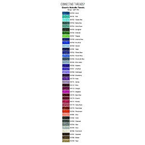Connecting Threads Blender Collection Precut Cotton Quilting Fabric Bundle 2.5" Strips (Quartz Metallic Tonals)