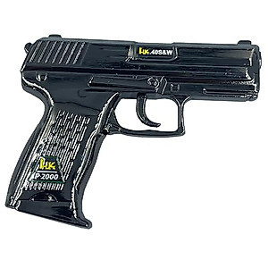 LEO Challenge Coins BL17-011 Border Patrol Agent CBP BPA HK P2000 Challenge Coin Police Honor First, Black, 3.25