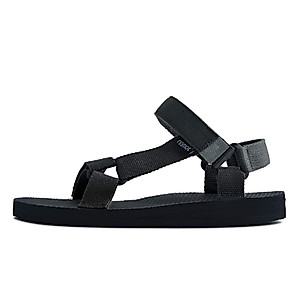 riemot Women's Hiking Sandals, Adjustable Closed Toe Sport Sandals, Lightweight Trail Walking Athletic Sandal, Summer Beach Water Shoes Non Slip Breathable Comfort Sandals for Woman Green 10 US