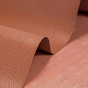 NW 54.0" x 39.4" Leather Repair, Sofa Leather Repair, Car Seat Leather Repair Patch-Adhesive Backing-First Aid for Sofa Car Seat (Dark Brown)