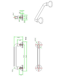 Richelieu Hardware BP873R3 Toulon Collection 3-inch (76 mm) Center-to-Center Regency Brass Traditional Round Cabinet and Drawer Pull Handle for Kitchen, Bathroom, and Furniture