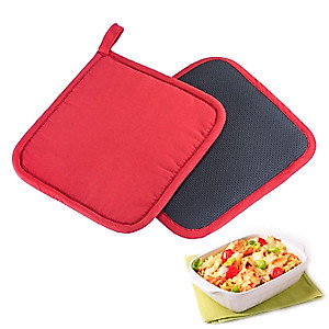 Westmark 2 Pot Holders, Professional, Red/Black