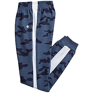 RBX Boys' Active Sweatsuit Set - 2 Piece Fleece Hoodie Sweatshirt and Jogger Sweatpants (8-12), Size 8, Navy Mesh