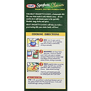 Kraft Spaghetti Classics, Tangy Italian, 8 OZ