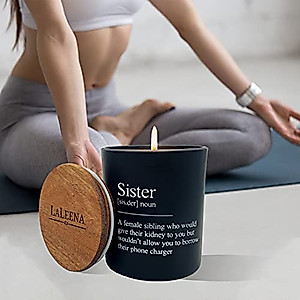LaLeena Candle Gifts for Sisters, Friends and Family - Large Scented Soy Candle - Luxury Candles for Home - Birthday Gifts for Friends, Sisters and Family (Lavender, 14 oz)