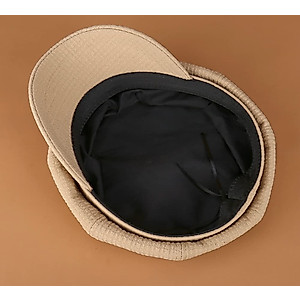 Women Newsboy Caps Warm Visor Beret Hat Cozy Trendy Vintage Cabbie Hat for Ladies Girls Coffee-b