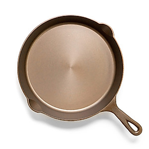 Lancaster Cast Iron No. 10 Skillet - 11-5/8-Inch Pre-Seasoned Heirloom Pan - Made in USA