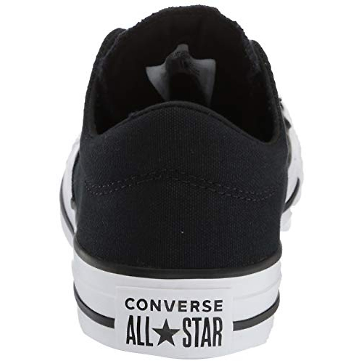 Converse Women's Chuck Taylor All Star Madison Low Top Sneaker, Black/White/Black, 8.5 M US