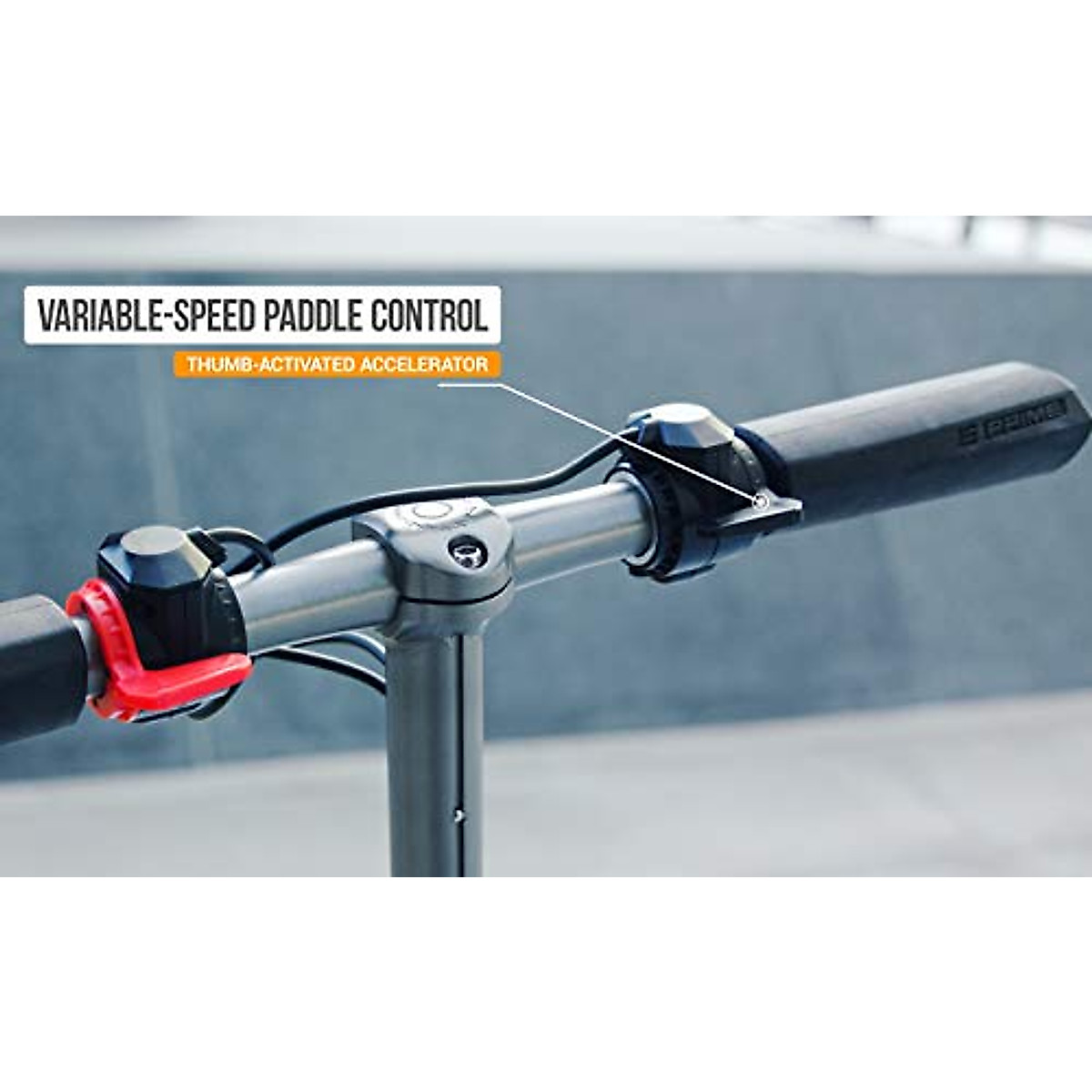 Razor E Prime Adult Electric Scooter - Up to 15 mph, 8" Airless Flat-free Tires, Rear Wheel Drive, 250W Brushless Hub Motor, Lightweight Aluminum Frame, Anti-Rattle System, Foldable