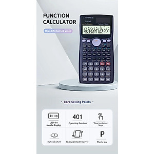 CTIFREE Scientific Calculator FX-991MS College Middle School Mathematics 401 Function Calculadora Cientifica Dual Power Scientific Calculator