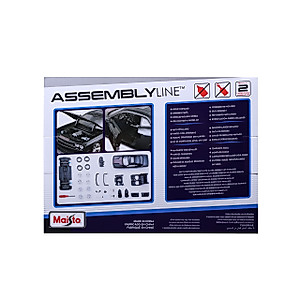 Maisto 1:24 Scale Assembly Line 2008 Dodge Challenger SRT8 Diecast Model Kit (Colors May Vary)