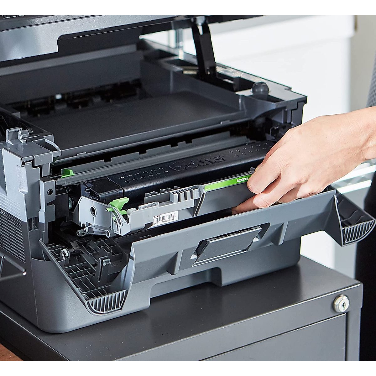 Brother MFC-L26 Series All-in-One Laser Printer, Automatic Duplex Printing, 250 Sheets, Wireless, Mobile Printing, Duplex, with MTC Printer Cable