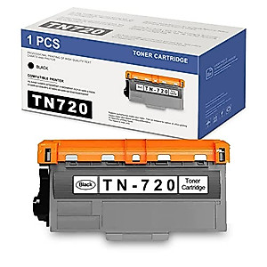 VASERINK TN720 TN-720 Toner Cartridge Compatible Replacement for Brother HL-5440D, DCP-8110DN , MFC-8710DW 8950DW/DWT Printer Ink, TN7201pk