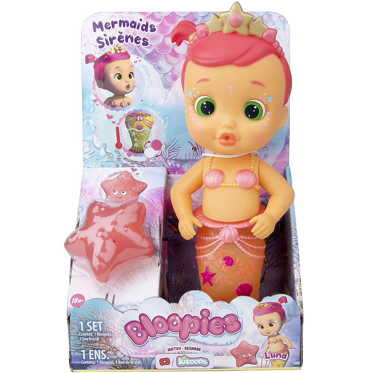 Bloopies Mermaids Sweety - Bath Toy, Multi