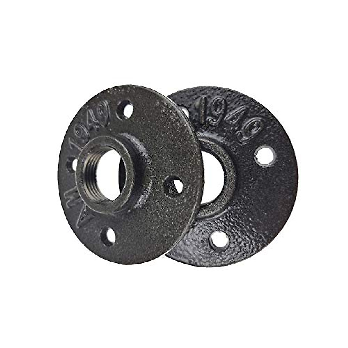 Kinmade Wall-Mounted Industrial 3-Arm Towel Bar Rack Heavy Duty Rustic Iron Pipe Towel Bar Rack Hardware for Kitchen Bathroom(Gray)