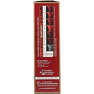 Surya Brasil Products Henna Cream, Mahogany, 2.37 Fluid Ounce