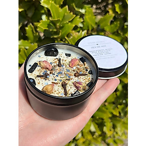 Hex Remover Curse Break Uncrossing Candle | Witchcraft Banishing Reversal Baneful Jinx Protection Intention Crystal Ritual Altar Spell Witchy Gift