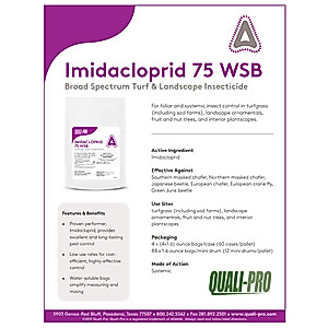 Imidacloprid 75 WSB Generic Merit 75 WSB 4 x 1.6 oz bags