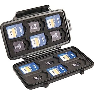 Pelican 0915 SD Memory Card Case (Black)