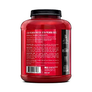 BSN SYNTHA-6 Whey Protein Powder with Micellar Casein, Milk Protein Isolate Powder, Vanilla Ice Cream, 48 Servings (Packaging May Vary)