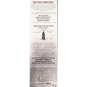 Benefit Goof Proof Brow Pencil No.2 Light 0.01 Ounce, Medium, 1 Count