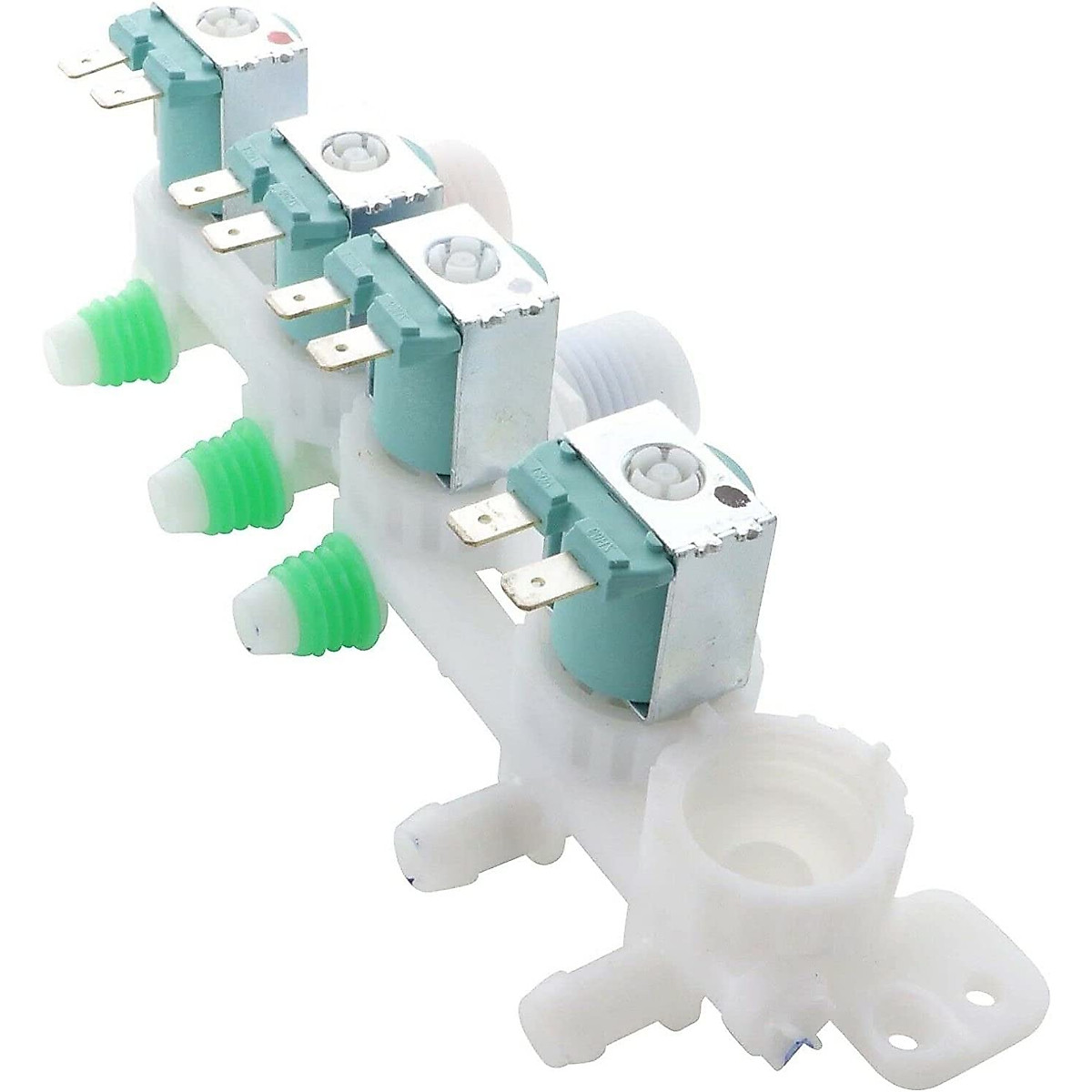 Washer Water Inlet Valve Replaces For Samsung WA422PRHDWR/AA WA45H7000AW/A2 WA400PJHDWR/AA WA45H7000AP/A2 WA45H7000AP/AA WA45H7000AW/AA WA400PJHDWR WA422PRHDWR WA45H7000AP WA45H7000AW Top Load Washer