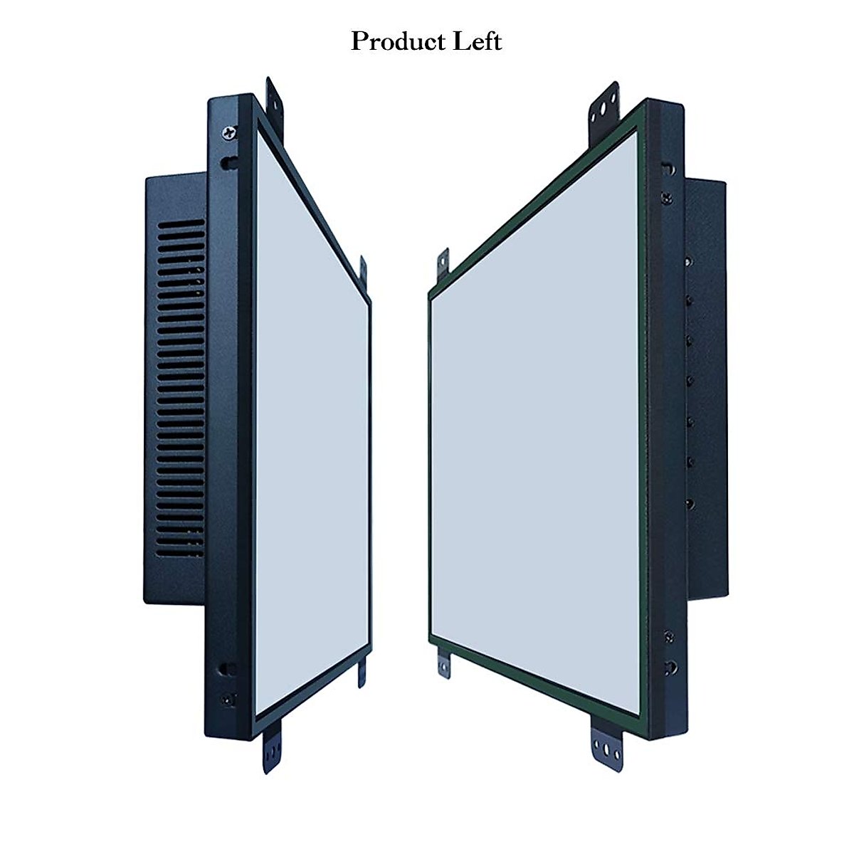iChawk 15'' inch Display 1024x768 4:3 DVI VGA USB Power On Boot Metal Shell Embedded Open Frame Driver Free Ten-Point Capacitive Touch LCD Screen PC Monitor with Quick Easy Installation K150MT-DC