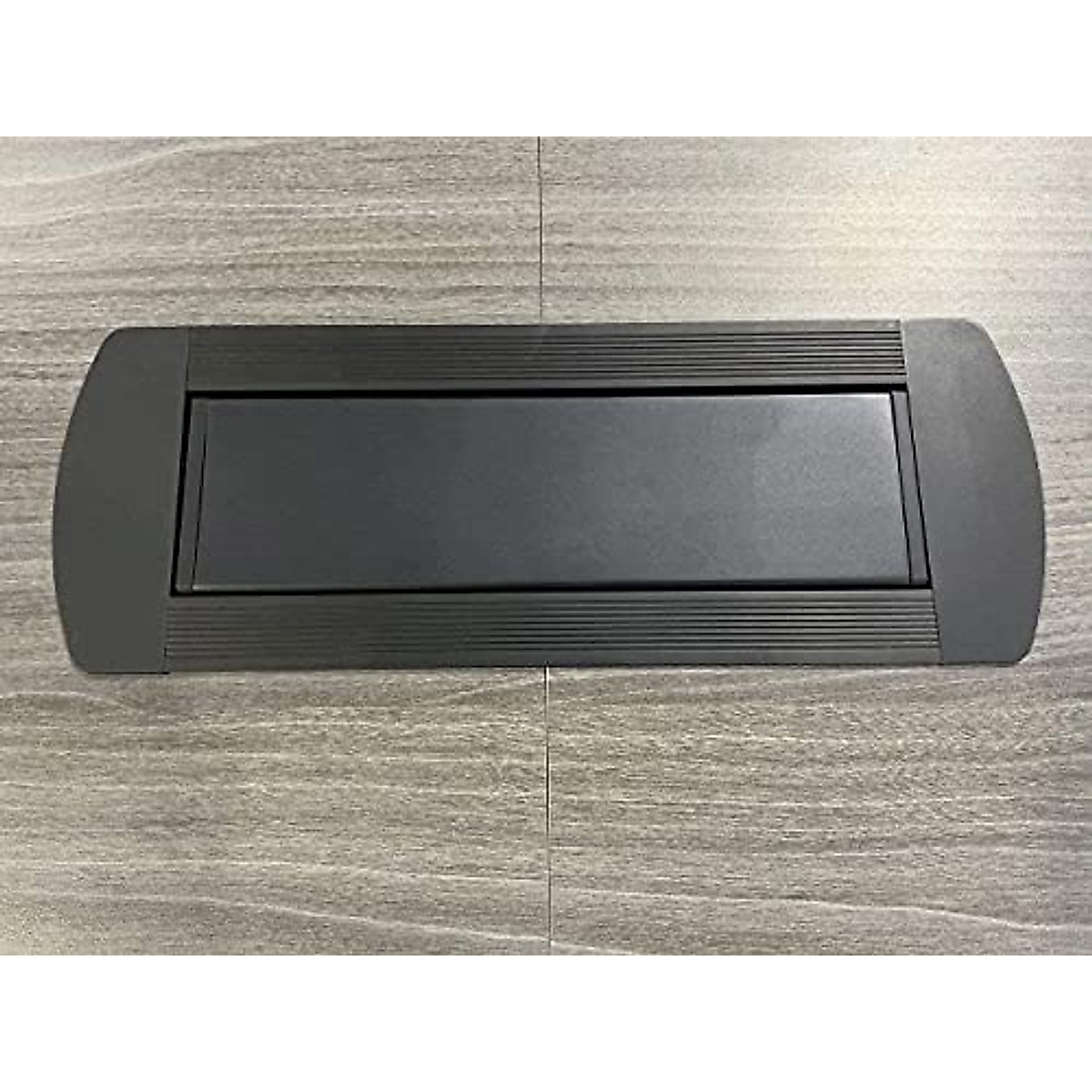 Impecgear Power Plug in-Desk Power Center Table Top Grommet Furniture Power Data Center/2 CAT6/1 HDMI/1 USB/1 Type-C/2 AC Power/1 USB Pass Thru (Black)