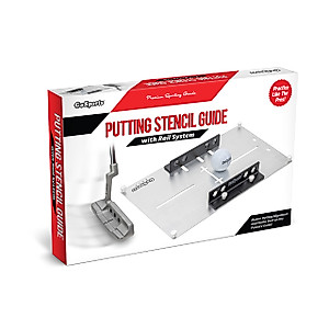 GoSports Golf Putting Alignment Stencil and Gate Set - Versatile Putting Aid for 10+ Drills