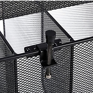 Safco Products 3241BL Onyx Mesh Vertical Hanging Desk Storage, Black