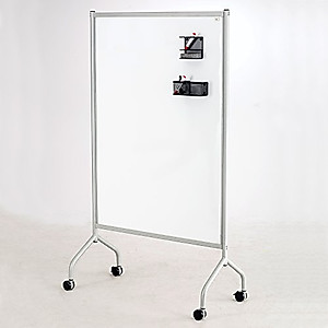 Safco Products Onyx Mesh Marker Organizer Basket – Steel Mesh with Durable Powder Coat Finish – 8”W x 3.25”D x 3”H – Magnetic Back – Includes Wall Mounting Hardware - Perfect for Office & Classrooms