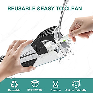 2024 Upgraded - 12.5 in Enlarge Humane Mouse Traps for Indoor Outdoor, 2 PCS Live Rat Trap Catch and Release with Brush, Easy to Set/Clean, No Kill Mice Trap Reusable for Mouse Rat, Mole, Rodent