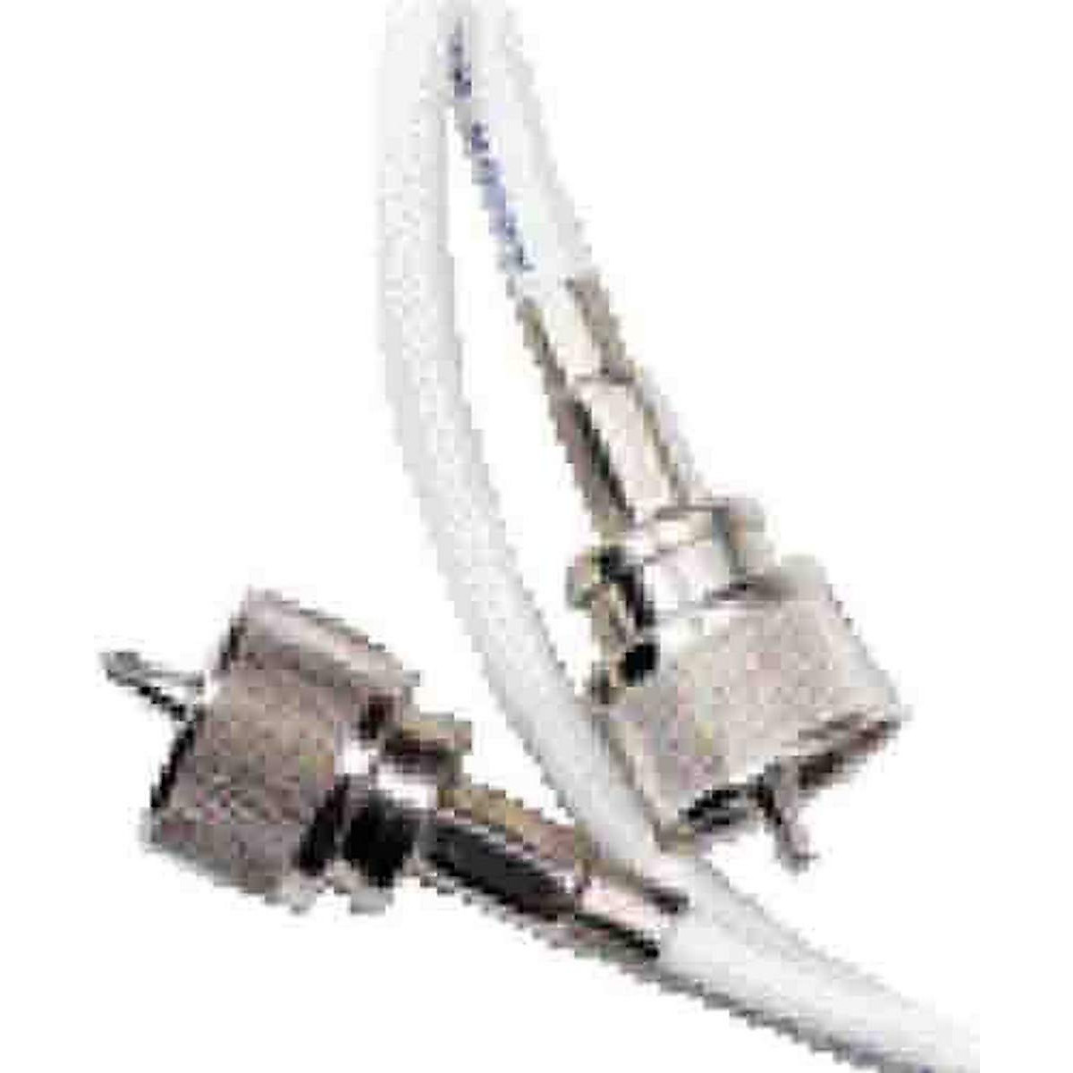 Ancor 189849 Marine Grade Electrical Premium Tinned Copper Coaxial Cable Assemblies (One End Assembled, RG8X, White, 50-Feet)