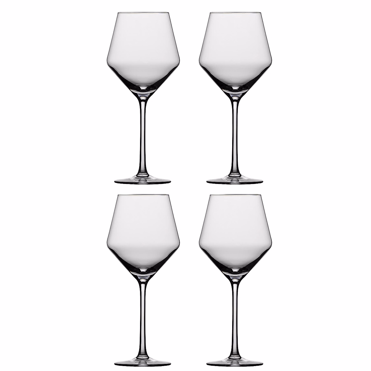 Zwiesel Glas Pure Tritan Crystal Stemware Glassware Collection Beaujolais Red Wine Glass, 16 Ounce (4 Pack)