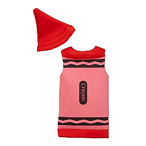 Dress Up America Crayon Costume For Kids - Red Crayon Tunic For Girls And Boys