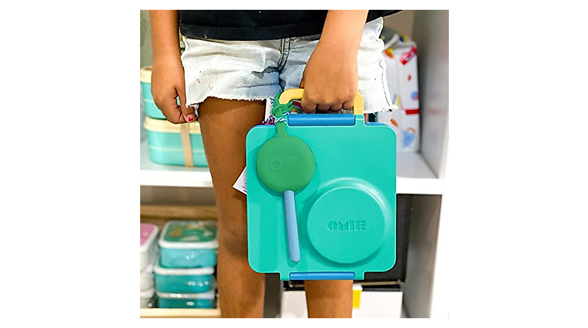 Omie Kids Reusable Utensils: Fork & Spoon Set for Lunch