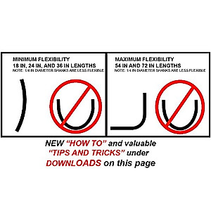 Eagle Tool US ESP75054 Flex Shank Installer Drill Bit, Screw Point, 3/4-Inch by 54-Inch, Made in The USA, Black