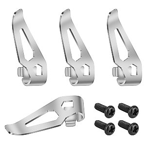 Belt Clips for Milwaukee, 4pcs 42-70-0490 Drill Tool Clips Hook Kit with Screws for Milwaukee Hex Screwdrive, Drill Driver, 12 Volt Power Tools