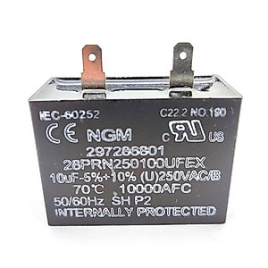 297286801 Refrigerator Run Capacitor